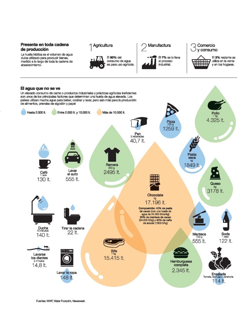 Huella hídrica y agua virtual – Tiempo de actuar